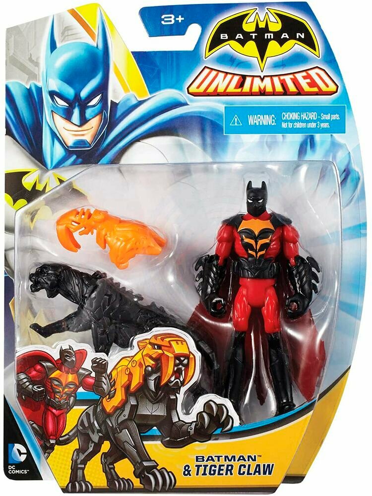 Фигурка DC Comics Бэтмен и тигр Клау Безграничный Бэтмен Batman and Tiger Claw