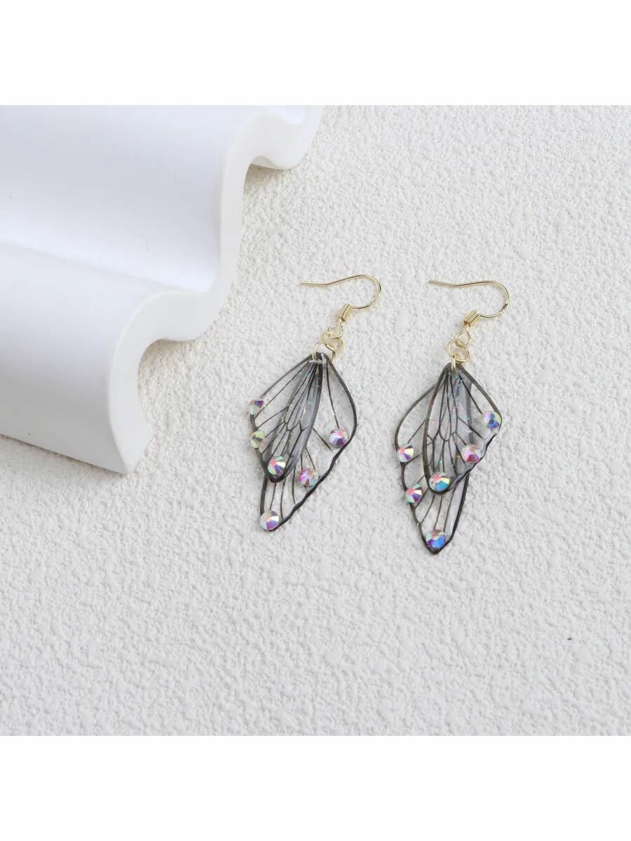 Серьги, искусственный камень