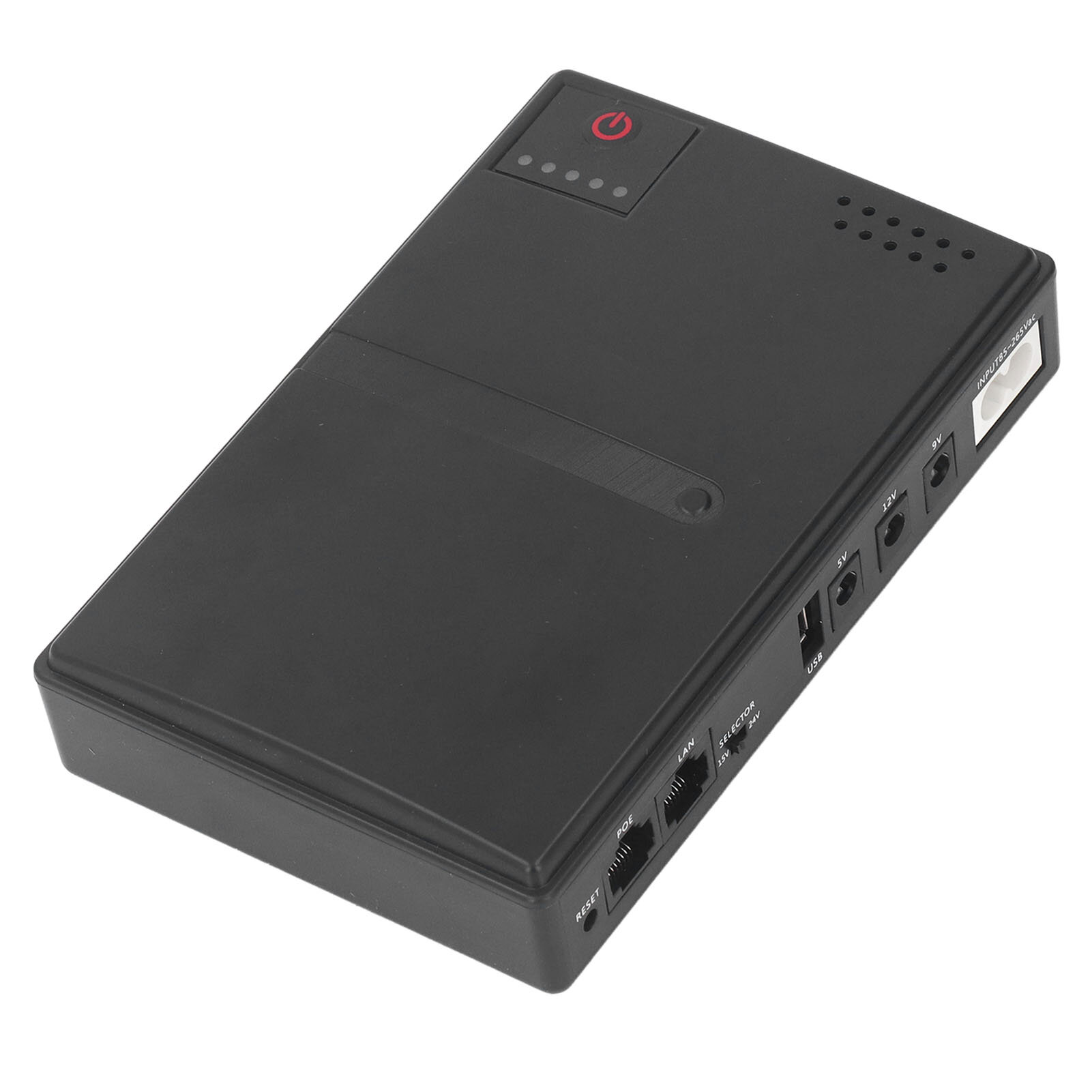 Батарейный резервный источник питания DC UPS 10400mAh USB 5V 9V 12V POE 15V POE 24V для камер роутеров бесперебойная система электропитания UPS с евроразъемом