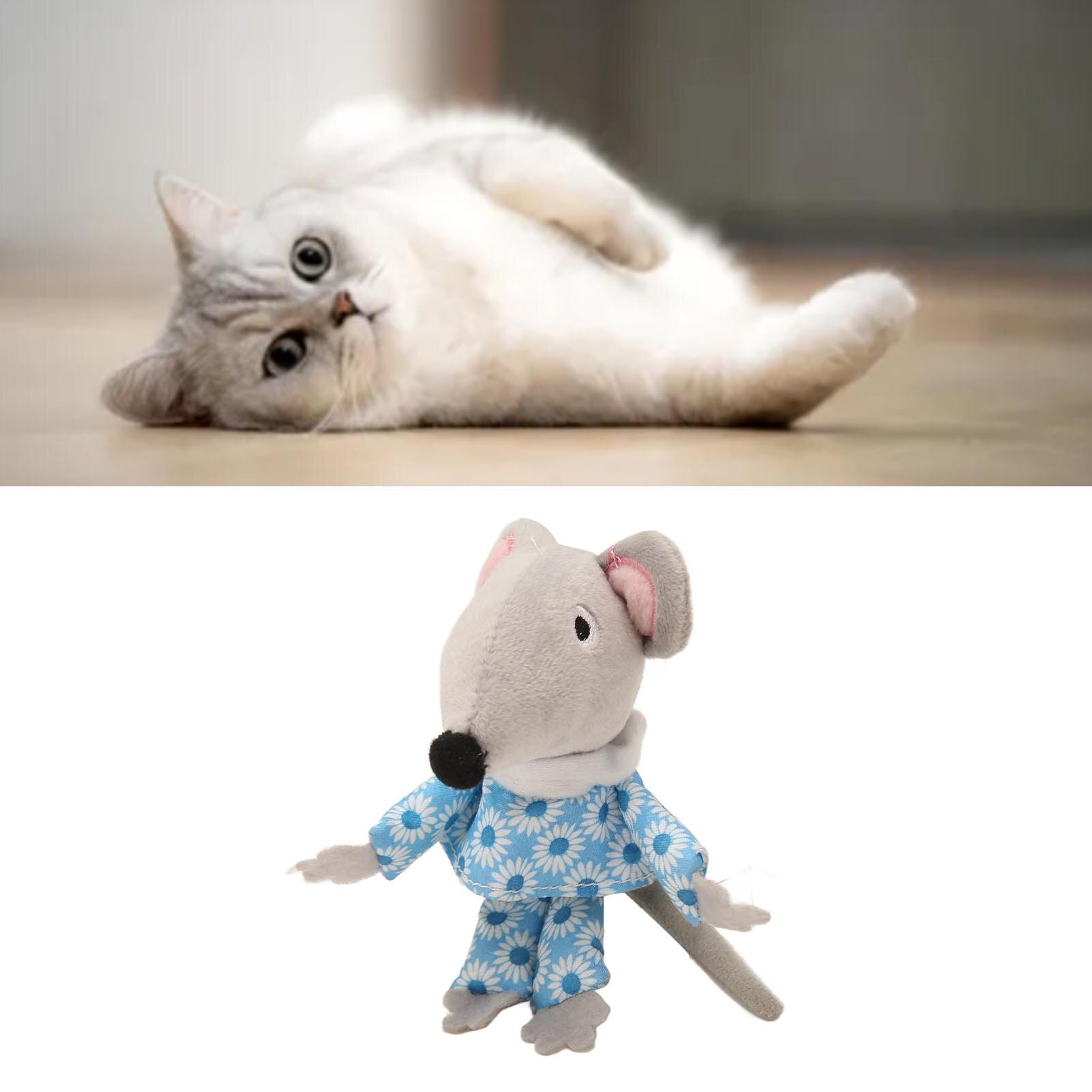 Кошачья мята, мышь, игрушка для кошек, интерактивная жевательная игрушка для домашних животных, устойчивость к укусам, уменьшение скуки, жевательная игрушка для кошек, синяя