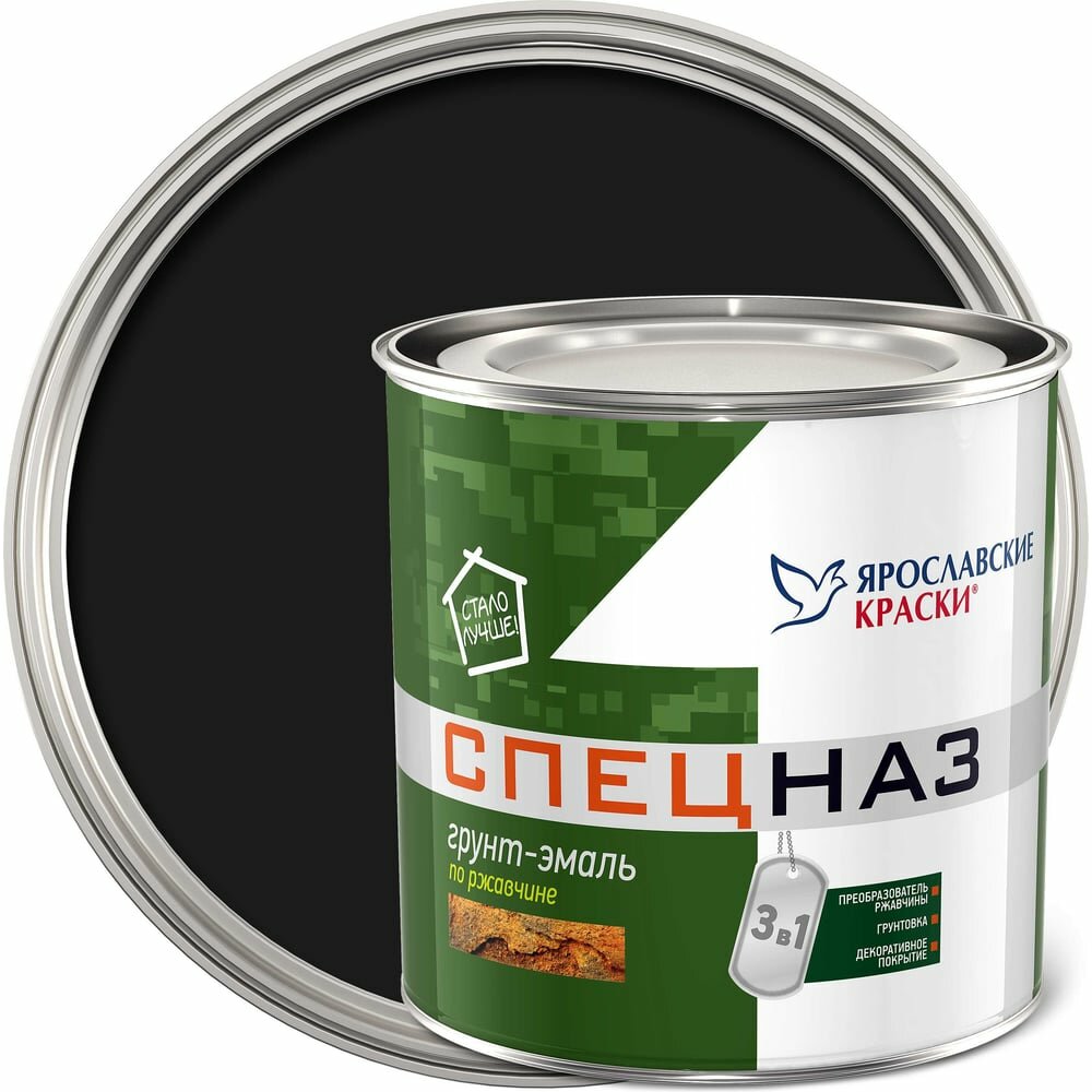 Грунт-эмаль по ржавчине ярославские краски спецназ