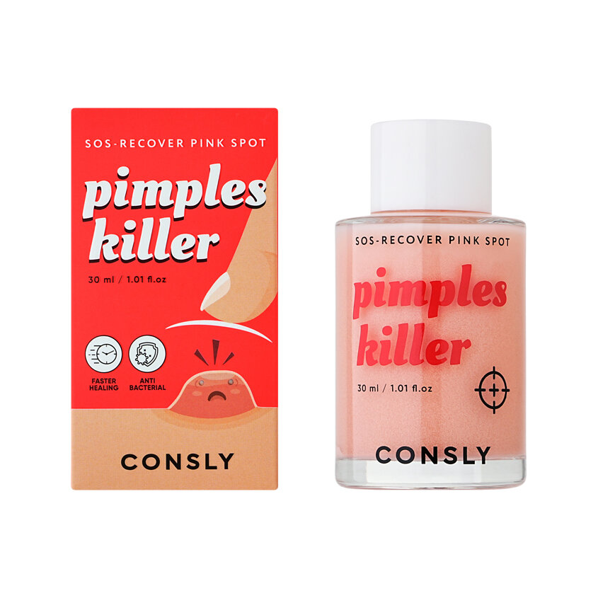 Сыворотка для лица CONSLY PIMPLES KILLER SOS-Recover точечная анти-акне 30 мл