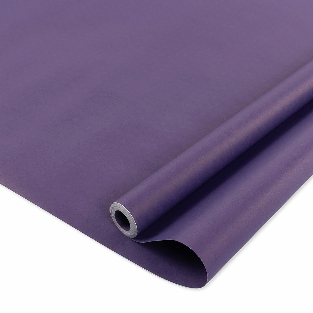 Бумага упаковочная Дон Баллон Крафт 70 гр, Тонировка, Фиолетовая, 0,7х10 м