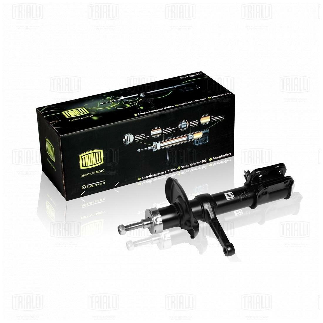Trialli амортизатор (стойка) перед. прав. масл. для а/м ваз 2170 priora (ah 01360) ah01360