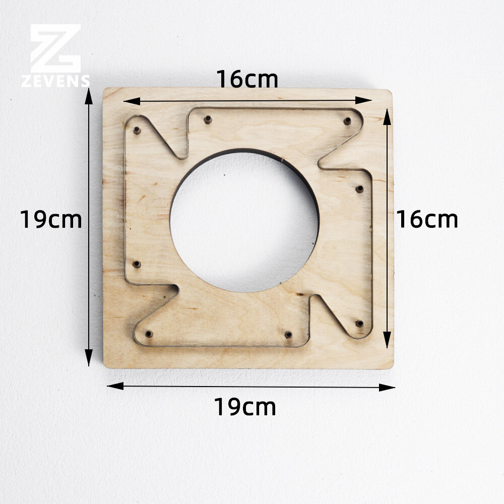 Высечной штамп (штанцформа) тарелка для мелочи 11 х 11 см для вырубки кожи, пробойник для кожи