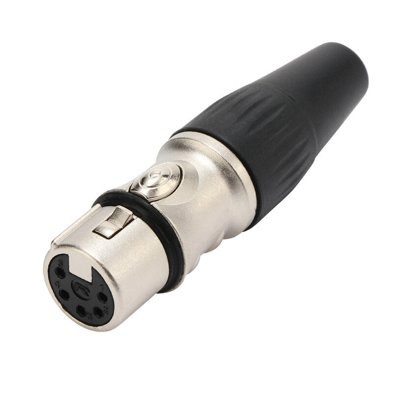 Rean RCX5F-N-000-1 пятиконтактный разъём XLR типа мама для кабеля