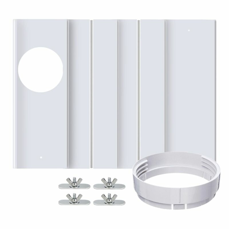 Запчасть для кондиционера, Комплект интерфейса для плоской шторки кондиционера - 4 плоские шторки + интерфейс 150 мм, 9 предметов