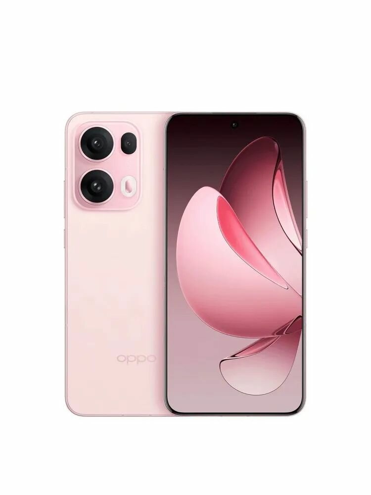 Смартфон Oppo Reno13 Pro CN 6,83 дюйма, Dimensity 8350, 50-мегапиксельная камера, 5800 мАч 16/512 ГБ, светло-розовый