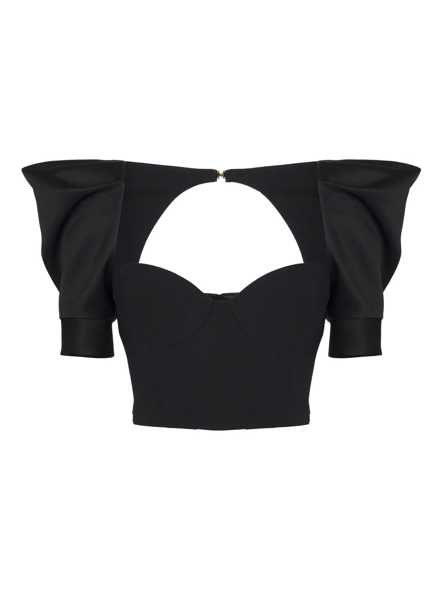 Топ Топ-корсет с объемными рукавами