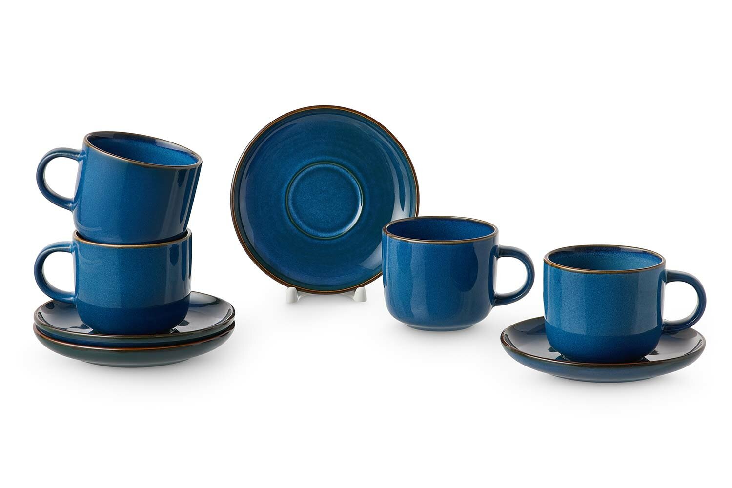 EVIO Viva набор чайных пар на 4 персоны Керамика - чайный сервиз для дома