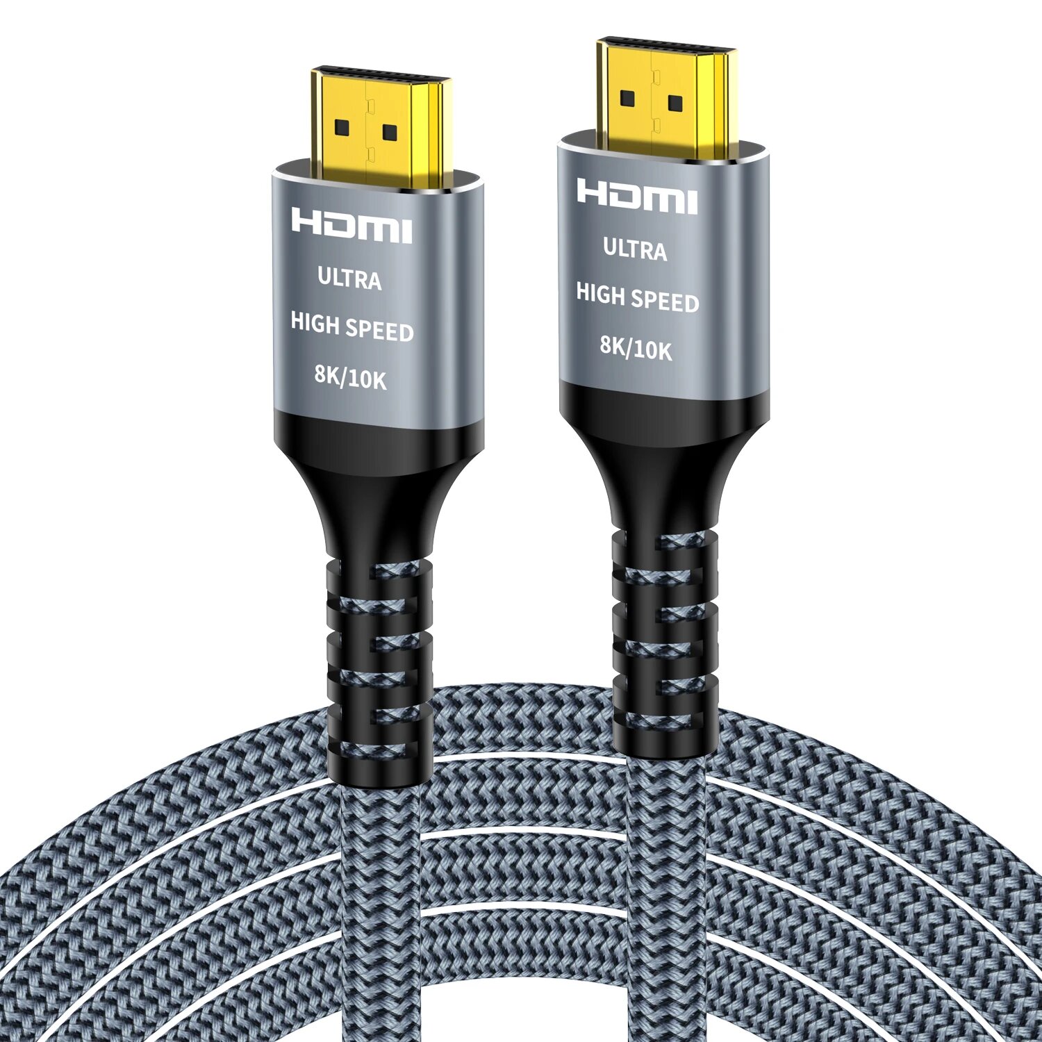 Кабель HDMI 2.1 CYANMI 8K 48 Гбит/с H133G-Gray, AOC-32FT-10M