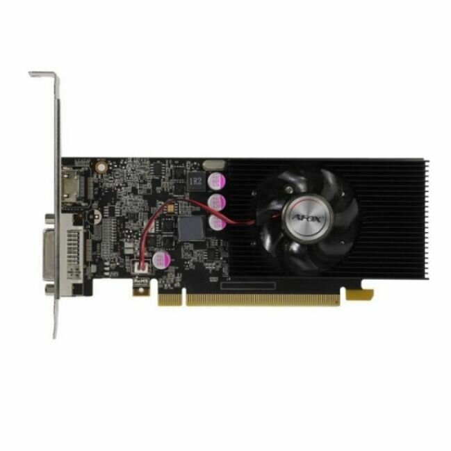 Видеокарта AFOX GeForce GT 1030 2048Mb LP (AF1030-2048D5L5-V3) - PCI Express 3.0, 2 ГБ, GDDR5, 64 бит, DVI, HDMI, GPU 1228 МГц