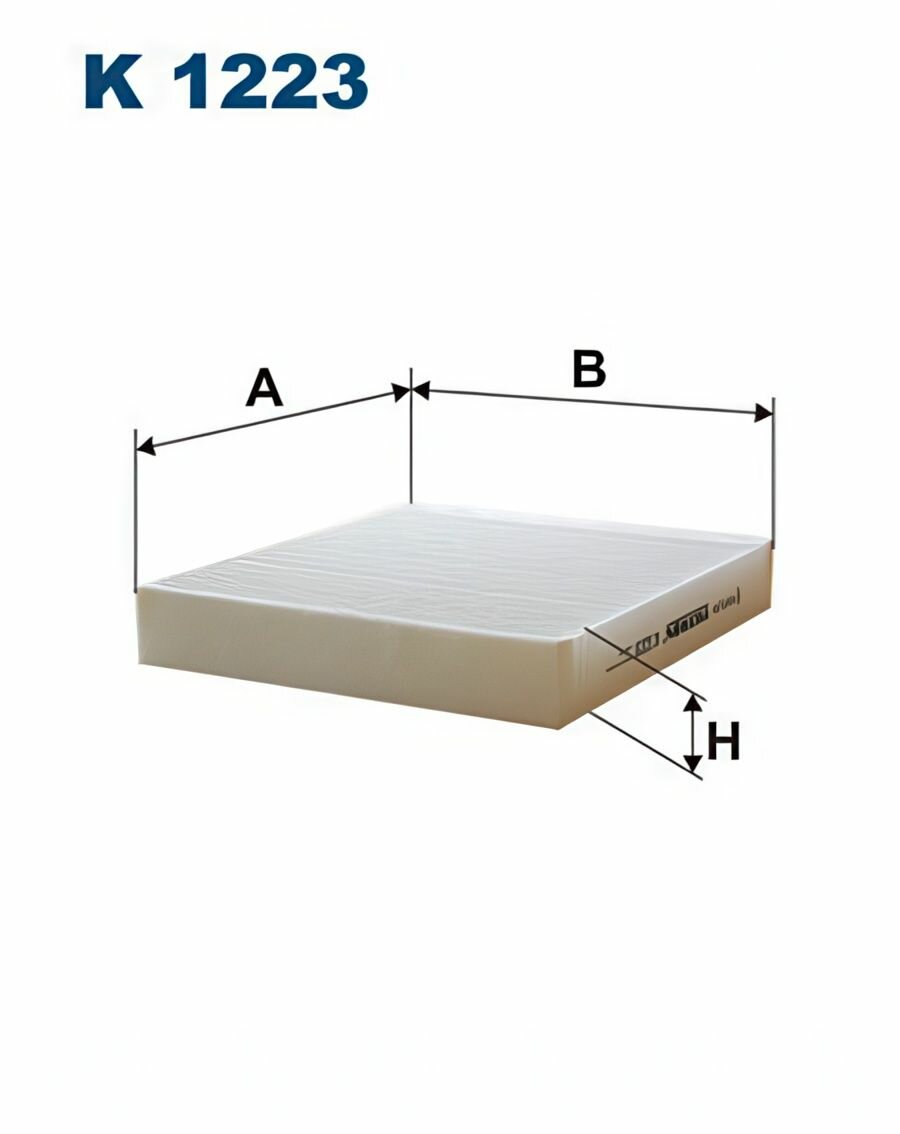 Фильтр салонный, для Шевроле Авео, Круз, Стэйшн, Опель Астра J, GTC арт K1223 FILTRON