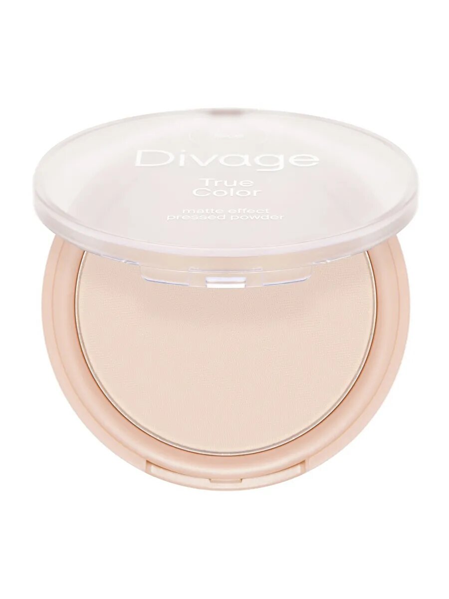 Divage Устойчивая матирующая пудра для лица True Color Matte Powder тон 01 fair