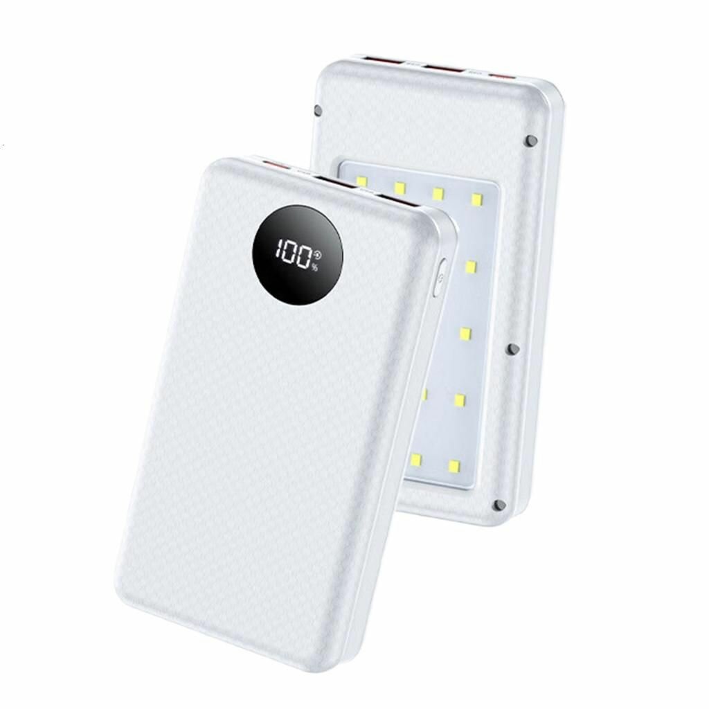 Чехол-аккумулятор, Чехол для Зарядного устройства DIY 18650 USB Power Enclosure Особенности освещения кемпинга Поддержка PD22.5W /15w Беспроводной зарядки Без аккумулятора