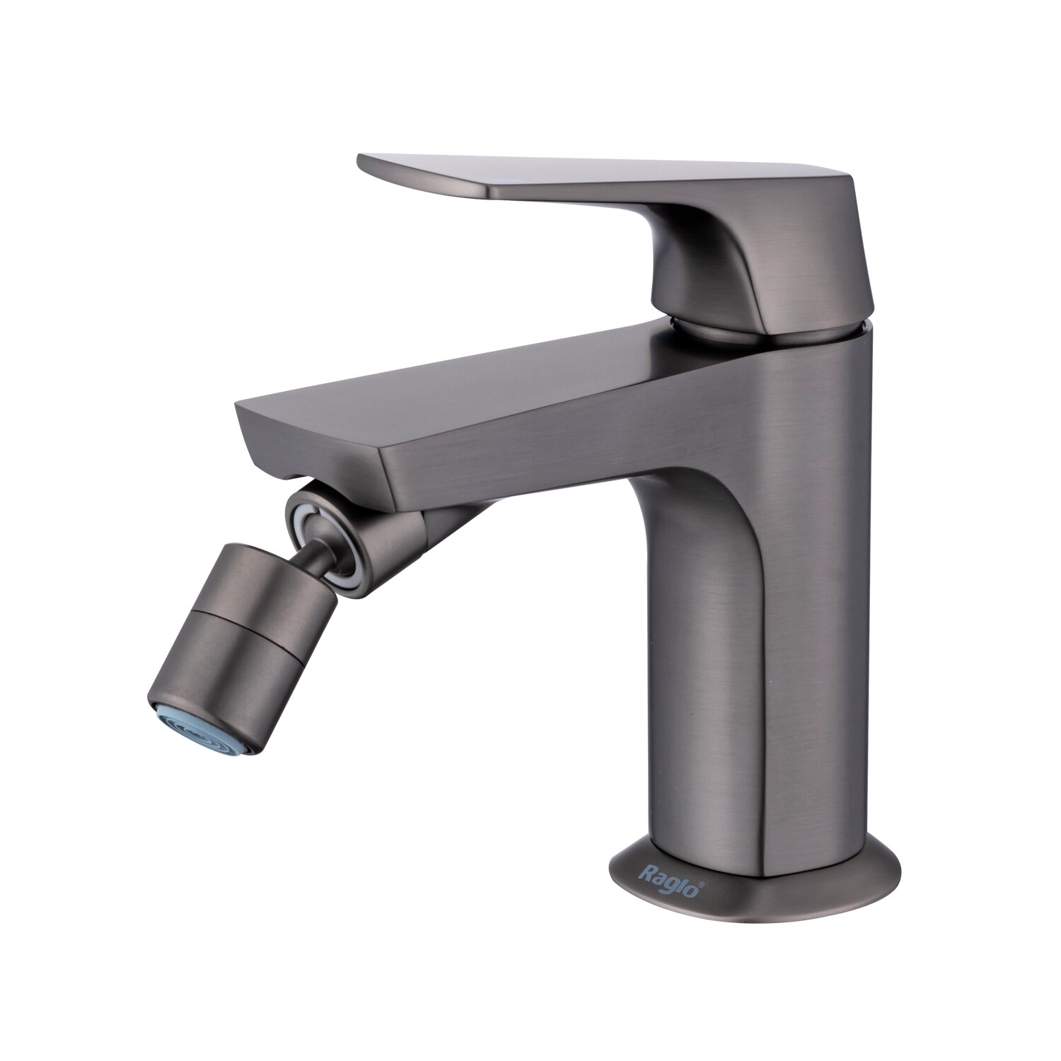 Смеситель для биде с фиксированным изливом Raglo R07.50.09 латунь, цвет графит