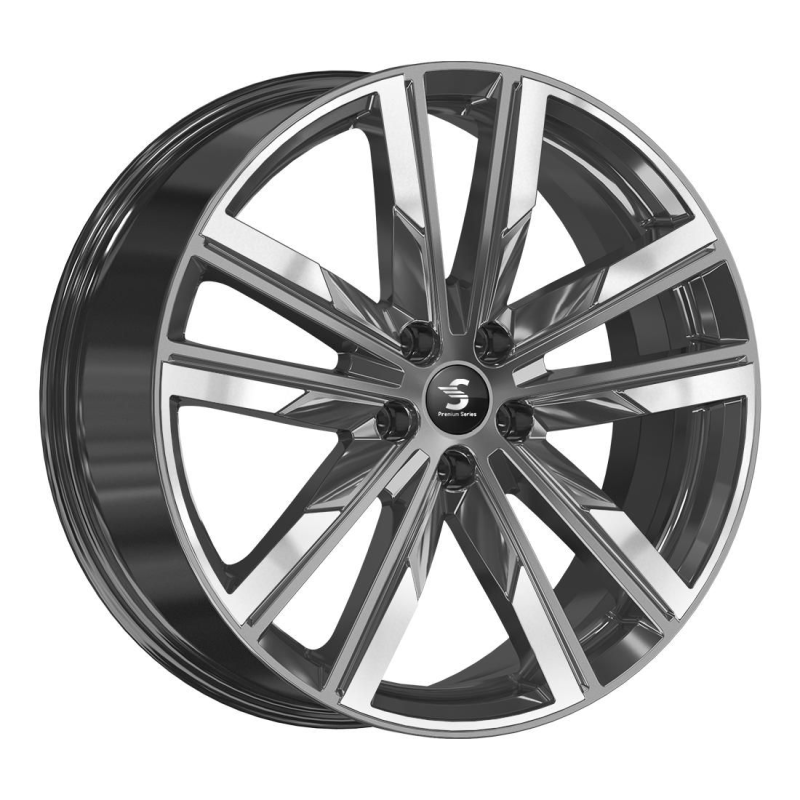 Диск колесный Premium series КР014 (20_Geely Monjaro-Tugella) 8,0x20 5x108 Dia63.4 ET46 цвет Diamond_gloss _graphite