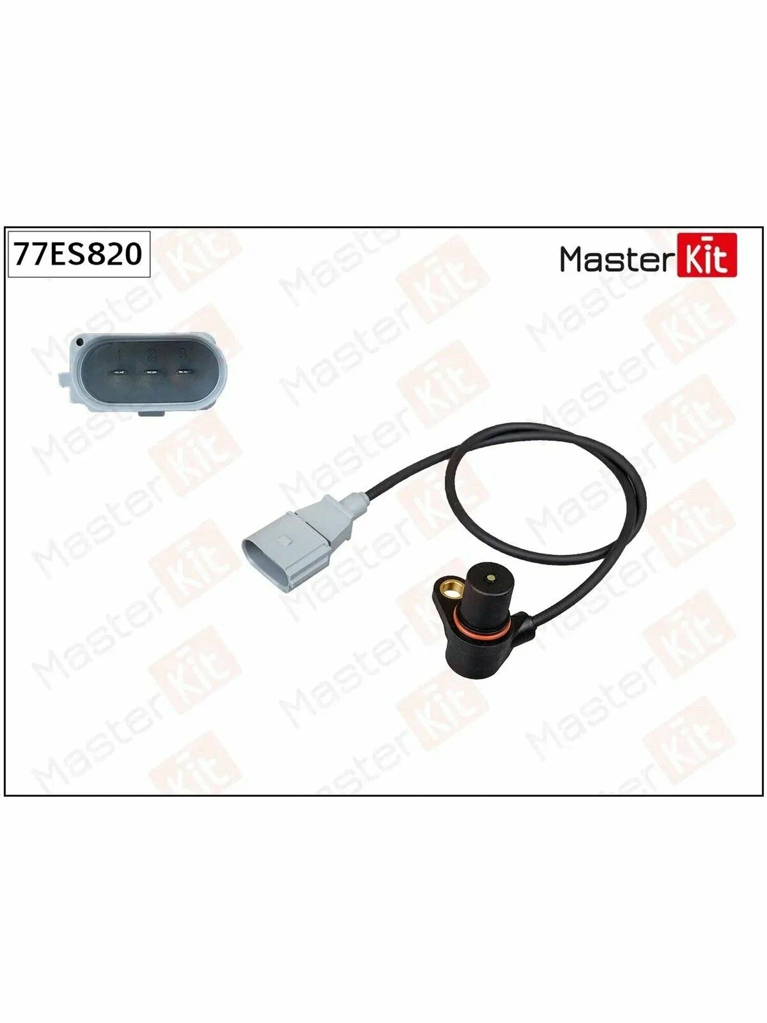 Датчик положение коленвала AUDI A6 1.8-3.0 97-06, MASTERKIT 77ES820