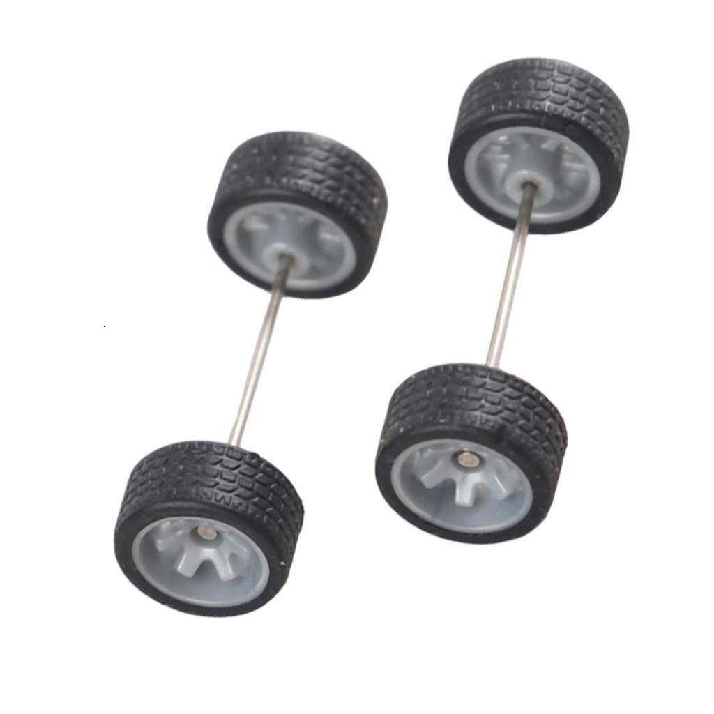 Компактная модель автомобиля 1:64 с прочными резиновыми шинами и съемными колесами, Серый