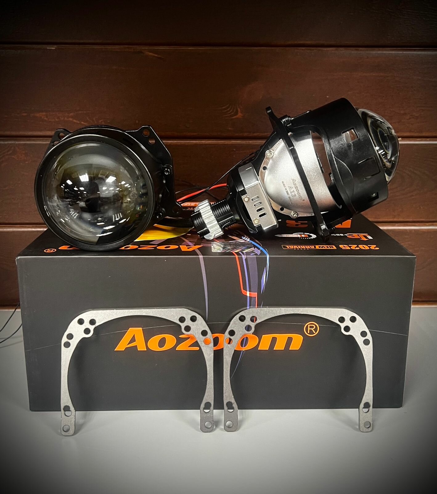 Би лед линзы Aozoom для Great Wall Hover H5 2010-2017 / Светодиодные линзы Аозум для Грейт Уолл Ховер