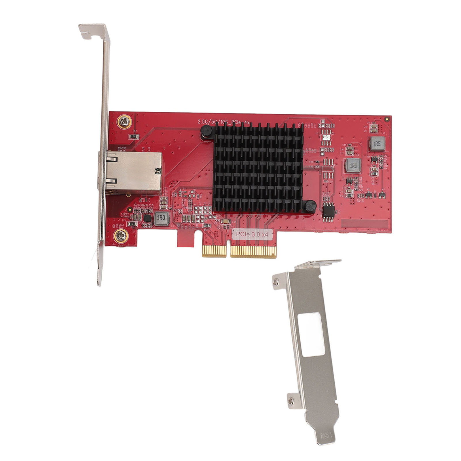 PCIe 3.0 x4 10G/5G/2.5G/1G однопортовый сетевой адаптер RJ45 для серверов