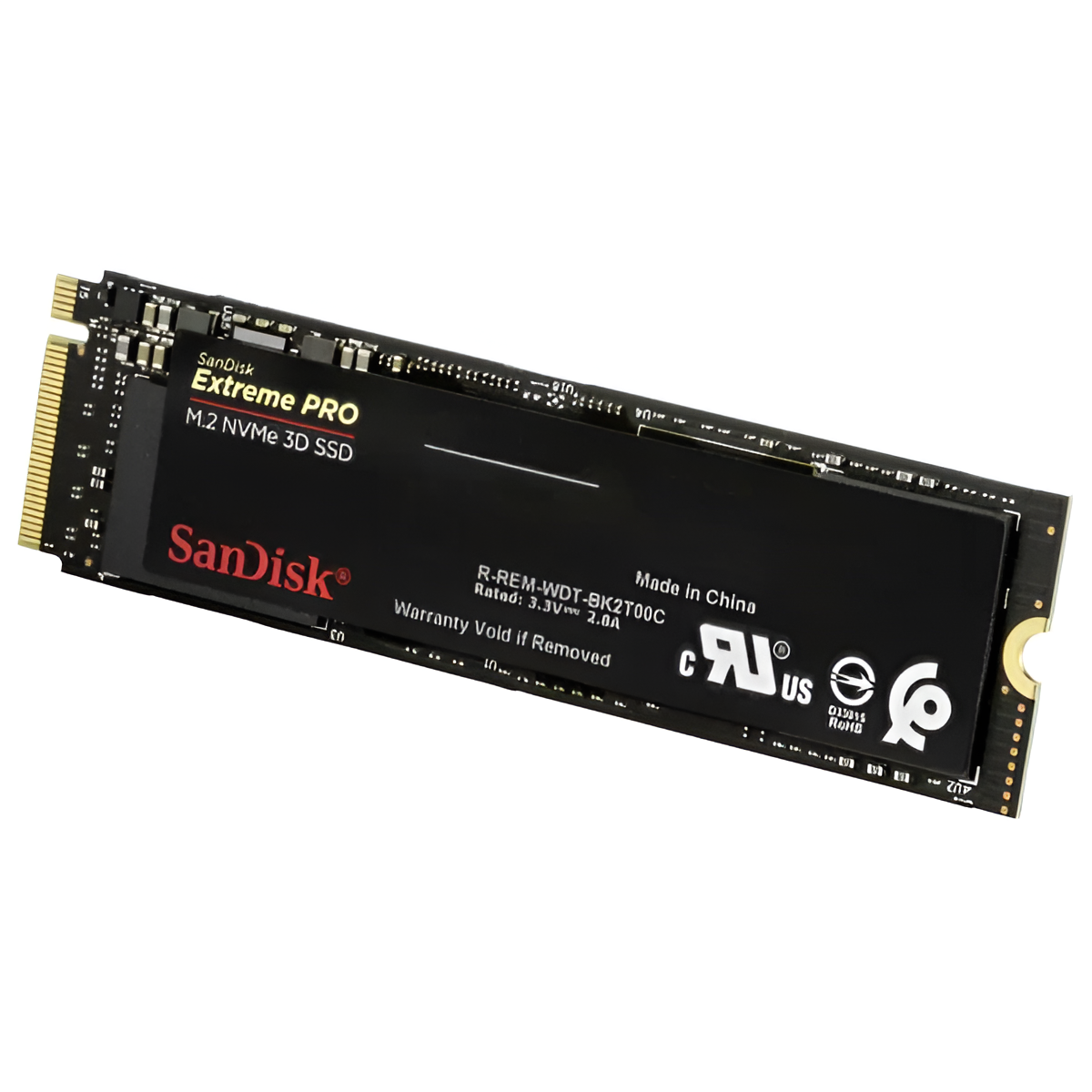 Жесткий диск SSD M.2 1Tb SanDisk Extreme Pro, 3400/2800MBs, 400000 IOPS, 3D V-NAND, PCI-E3.0x4 (SDSSDXPM2-1T00-G25)