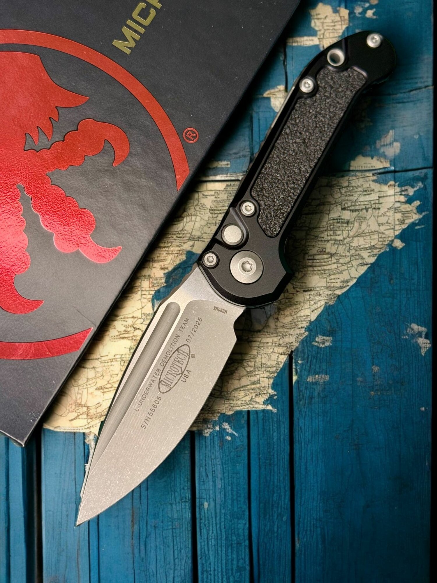 Нож складной MicroTech MCT113510AP LUDT GenIII, Apocalyptic Blade