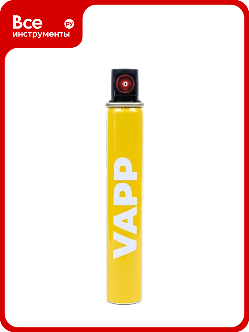 Газовый баллон для монтажного пистолета VAPP красный клапан fcg.r VAPP.FCG.R