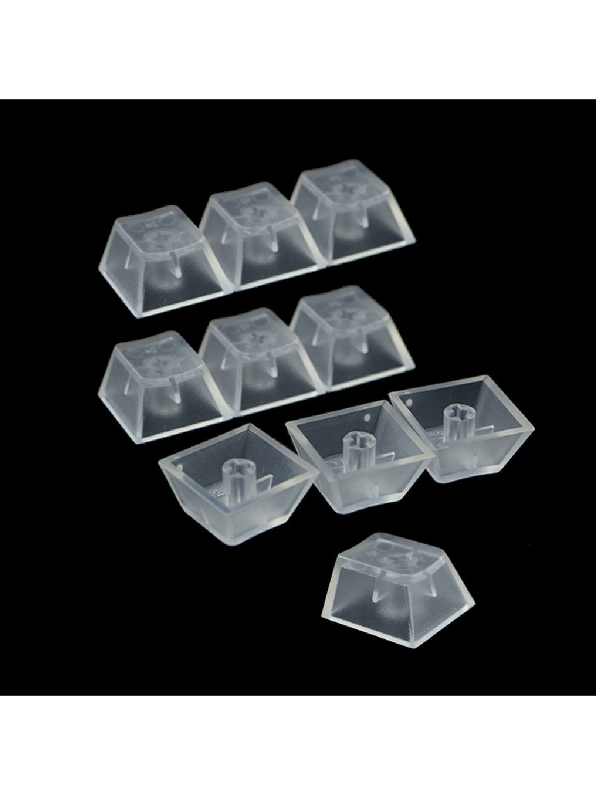10Pcs Transparent ABS Keycaps Mechanical keyboard Keycaps Matte Backlit Keycaps For Cherry Switch Mechanical Keyboard