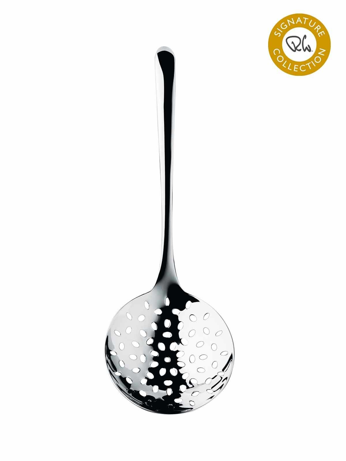 Robert Welch Signature Шумовка кухонная литая полированная 32см, Великобритания