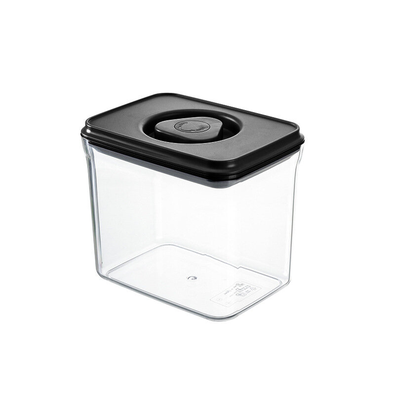 Банки для хранения Good full house, влагостойкие, герметичные, чёрные, 6шт