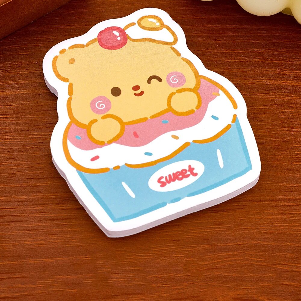 1 шт Lytwtw's клей Kawaii Рождественские Липкие заметки блокнот офисные школьные принадлежности стикер для канцелярских товаров