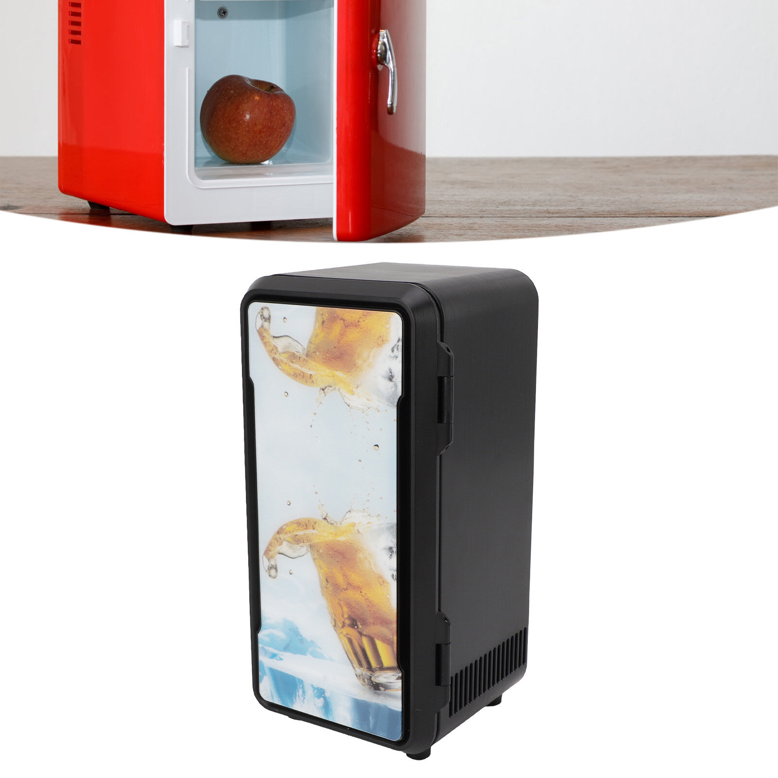 Портативный мини-холодильник 9 В, 2 А, 10 18 Вт, 5 В, 1 А, кулер, теплее, USB-интерфейс, компактный холодильник для ухода за кожей, косметики, напитков, продуктов питания