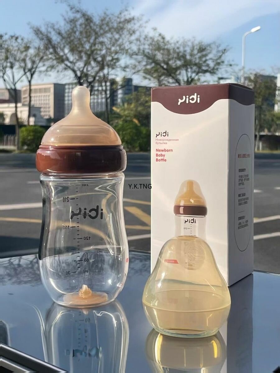 Антиколиковая бутылочка для новорожденных PPSU,240 мл, 3-7мес