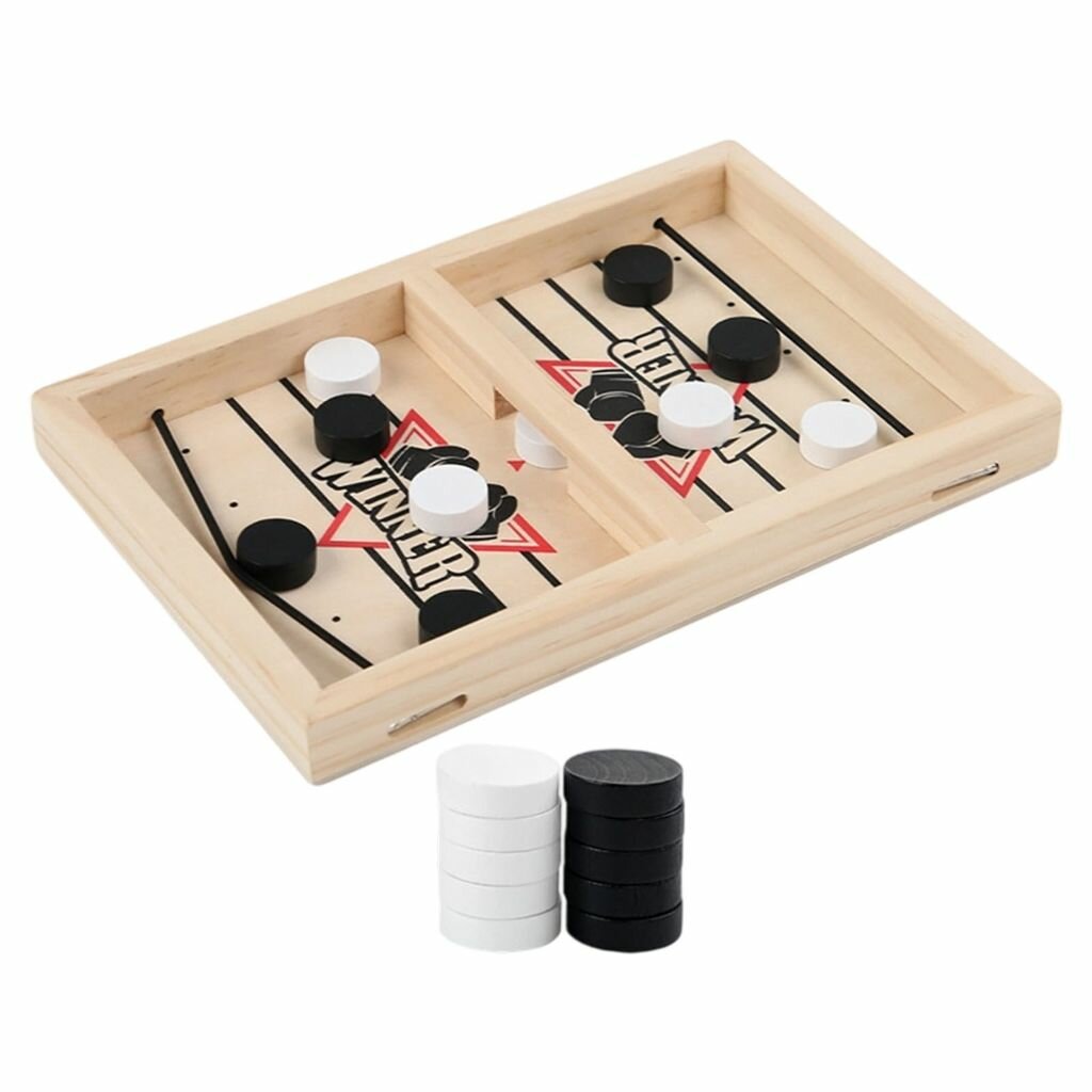 Настольный хоккей и семейная настольная игра с интерактивными элементами, - S