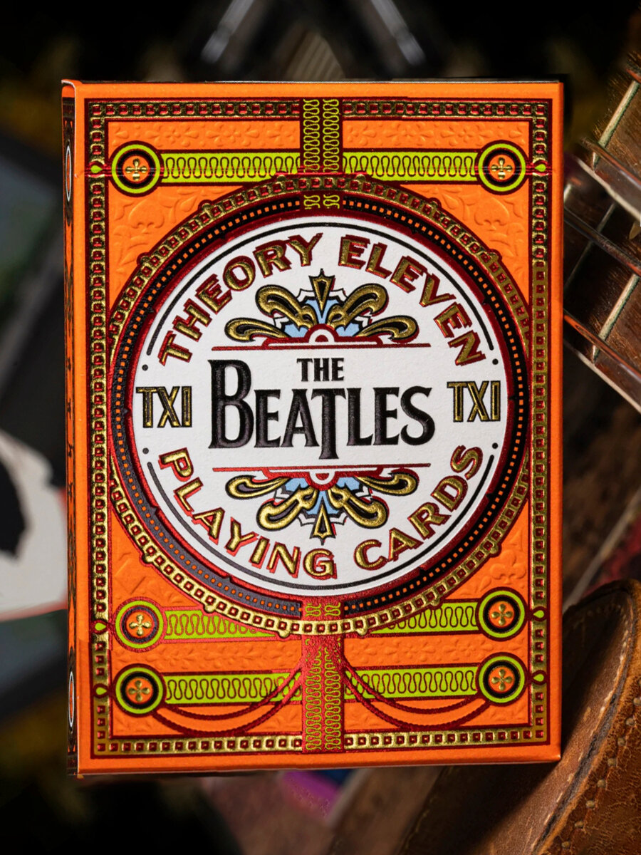 Карты Theory11 The Beatles Orange / Битлс оранжевый