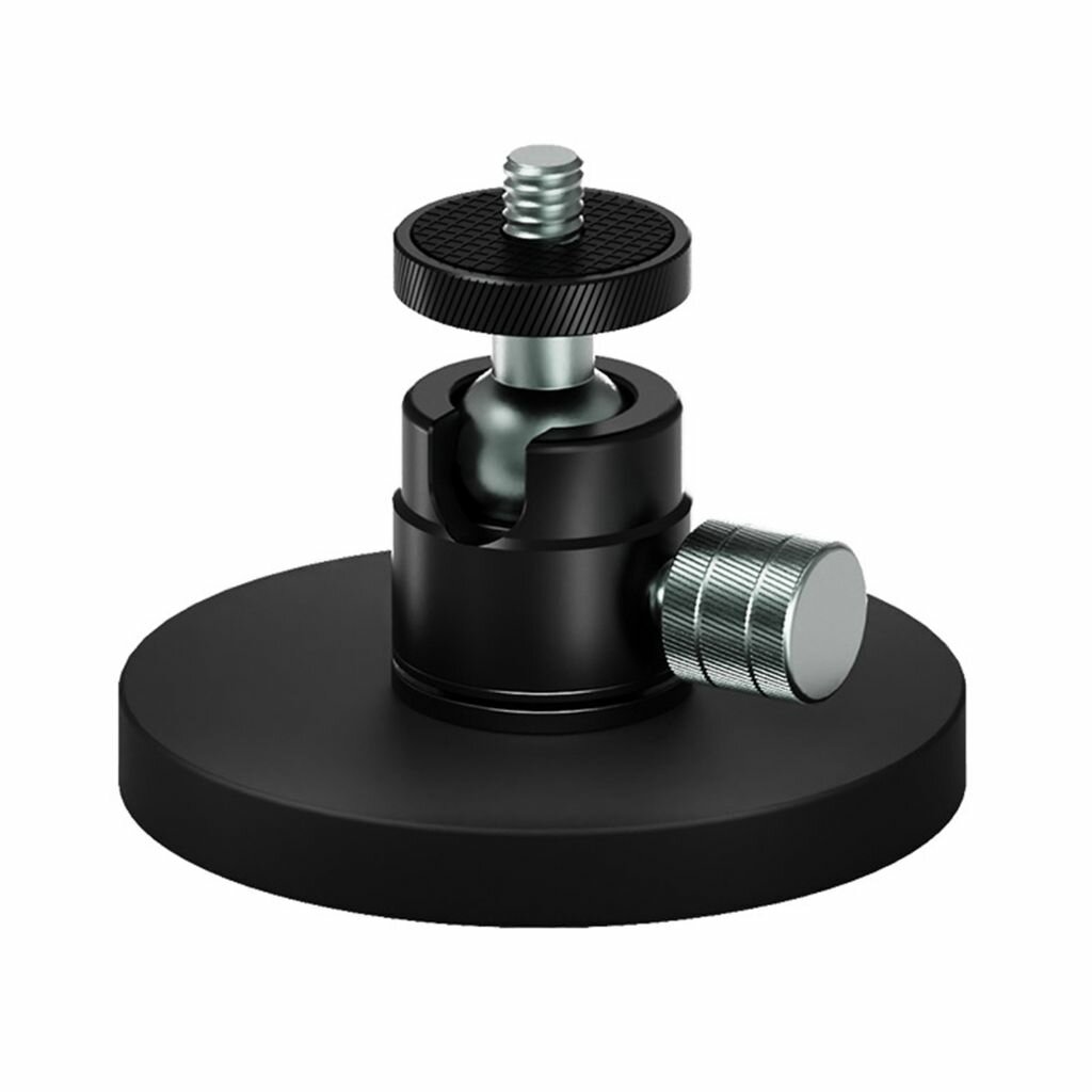 Ударопрочный магнитный крепеж для спортивных камер с 360 вращением, алюминиевое основание, универсальный адаптер 1/4 дюйма, 14 сферический карданный подвес