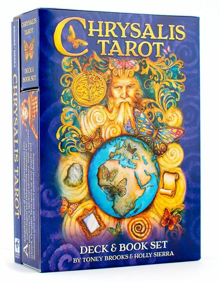 Карты Таро Chrysalis Tarot Deck Book Set US Games / Набор книг и колода Хризалис