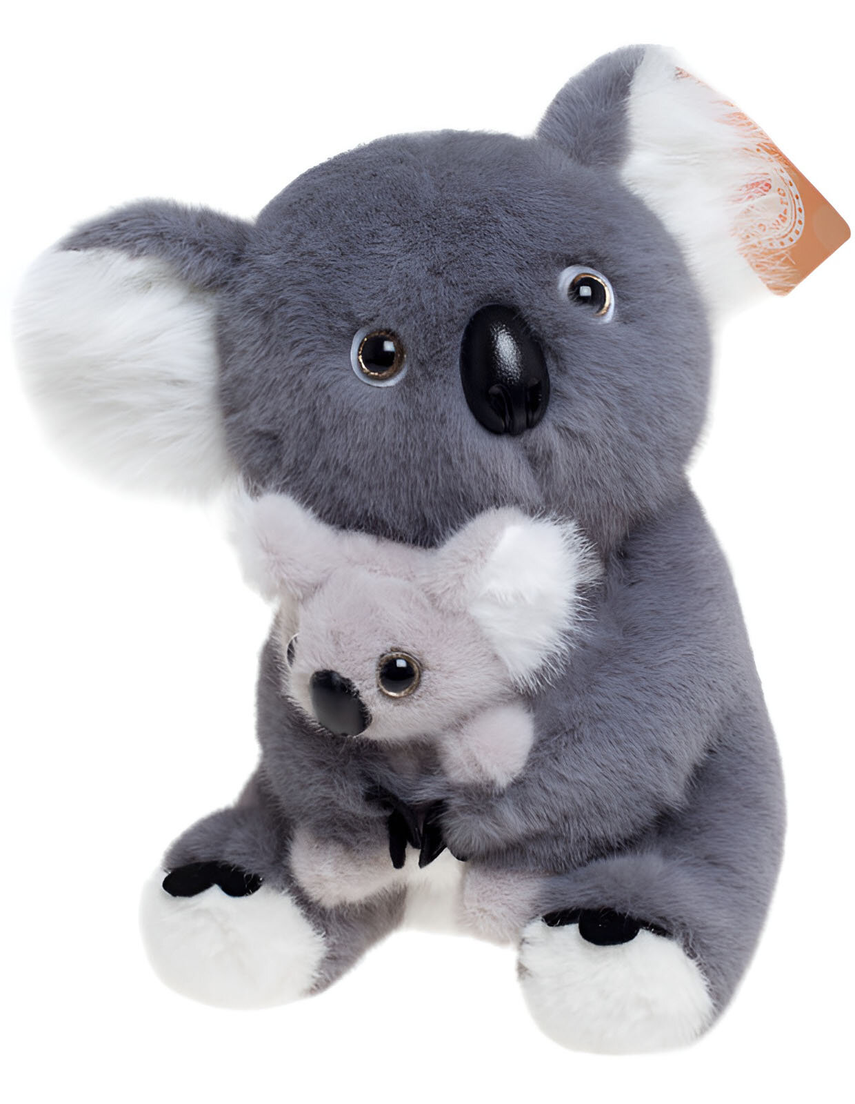 Мягкая плюшевая игрушка Коала 26 см с детенышем (JX802628815GR)