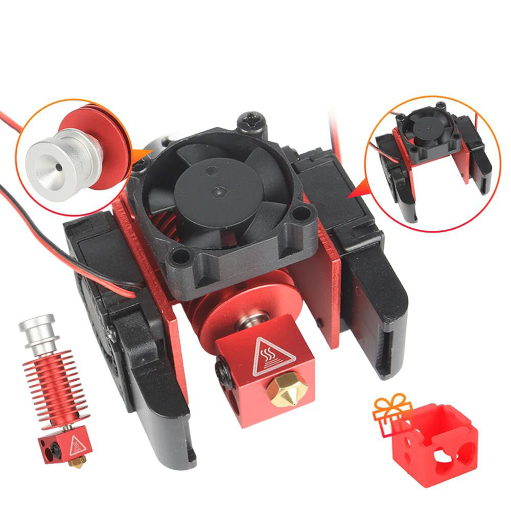 Комплект для 3D-принтера E3D V6 Hotend Volcano с соплом 0,4 мм, HotEnd Bowden Direct J-head, нагревательный блок 12 В/24 В с термистором нагревателя