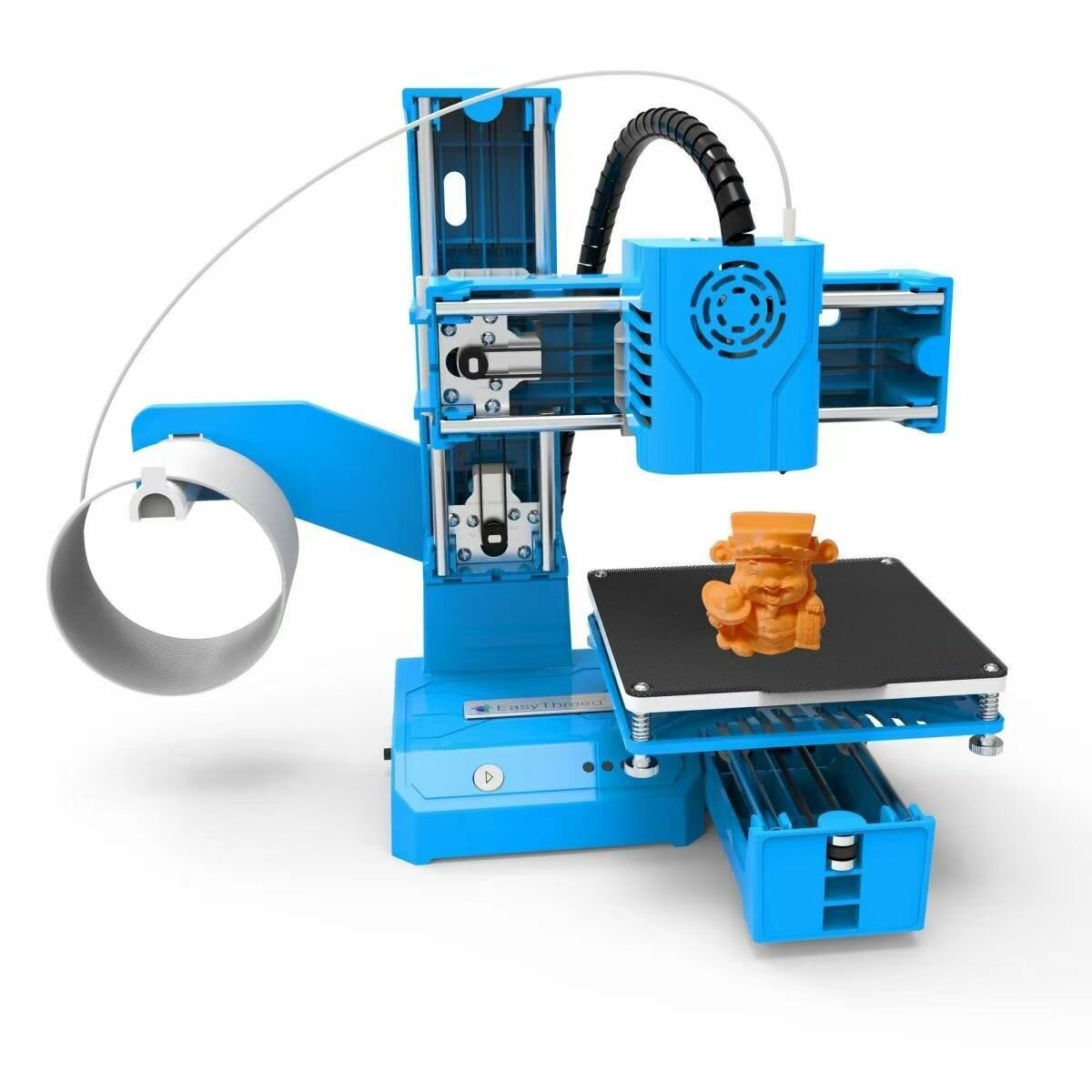 Мини 3D принтер, K9 настольный мини 3D принтер 100X100X100 мм размер печати для студентов образования начинающих