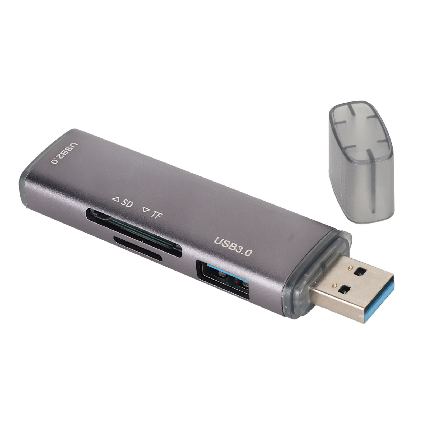 USB 3.0 хаб 4 порта, 300 Мбит/с, алюминиевый корпус, Plug and Play