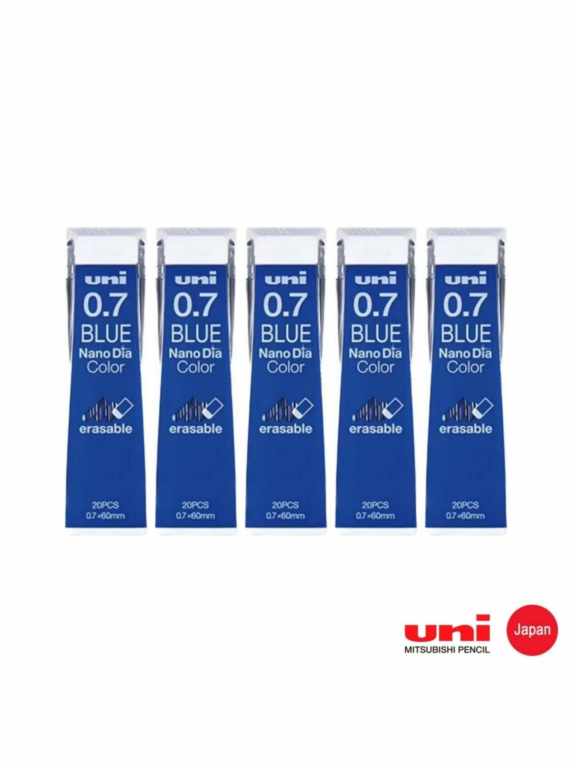 Uni Mitsubishi Pencil Грифель для карандаша 0.7 мм, 5 шт.