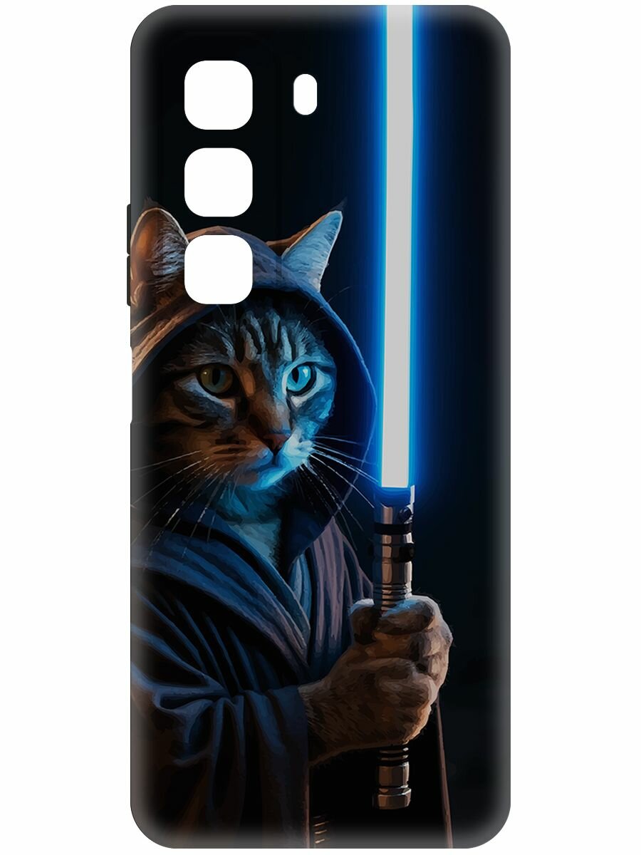 Чехол-накладка Krutoff Soft Case Оби-Ван Котоби для INFINIX Hot 50 черный