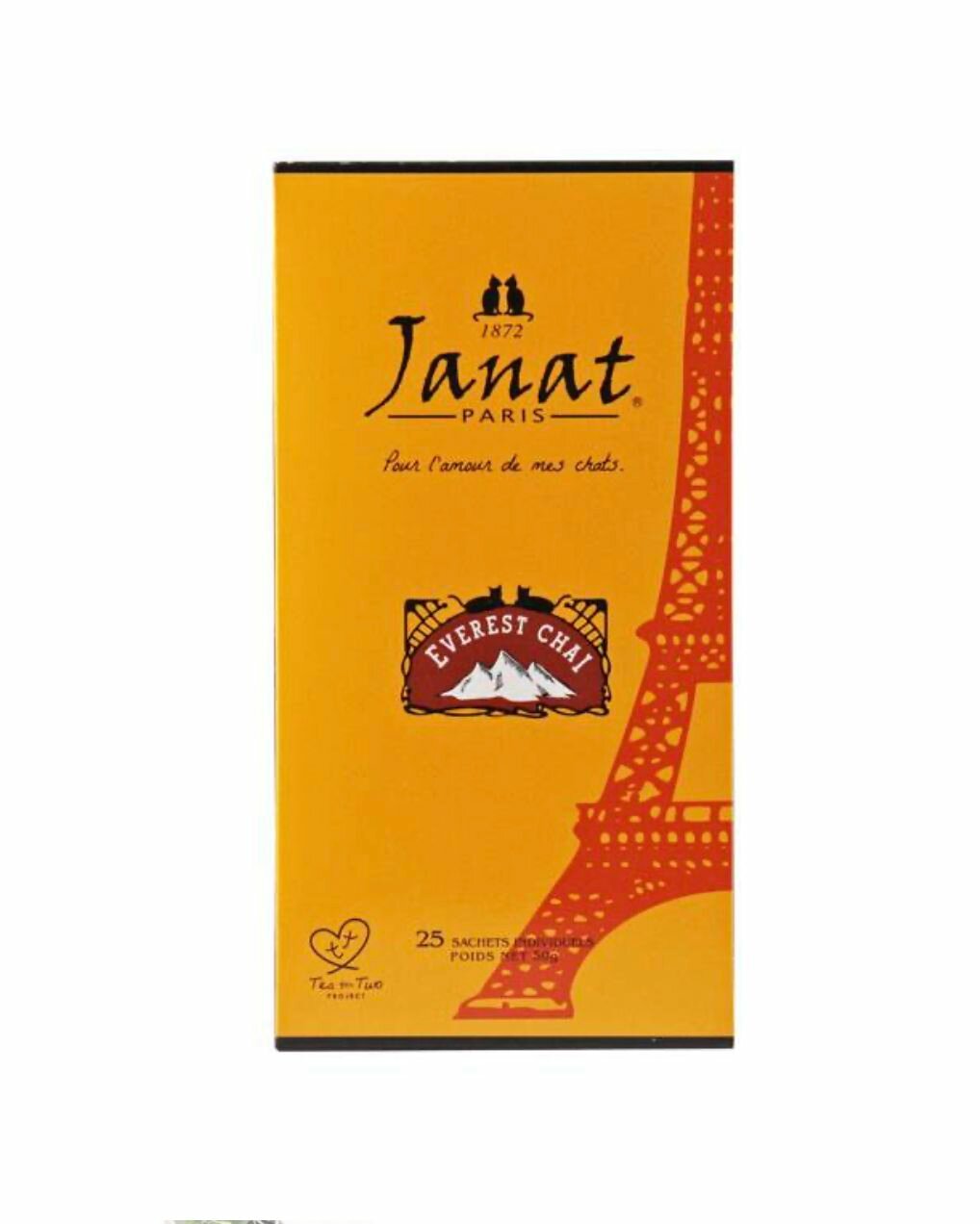 Чай Janat Paris Everest Chai 50 г - 25 пакетиков