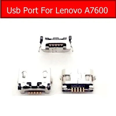 Оригинальный USB-разъем для зарядки для Lenovo A10-70 A7600 A7600-HV, USB-разъем для зарядного устройства, замена разъема для док-станции