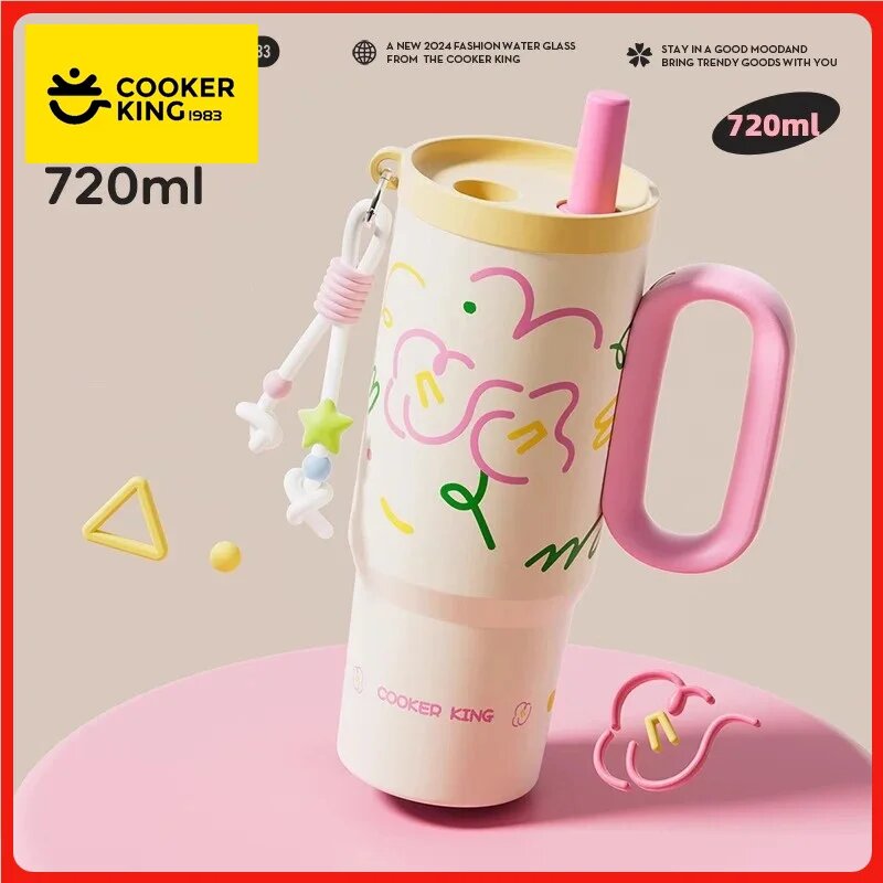 Термокружка COOKER KinG 720 мл, Pink