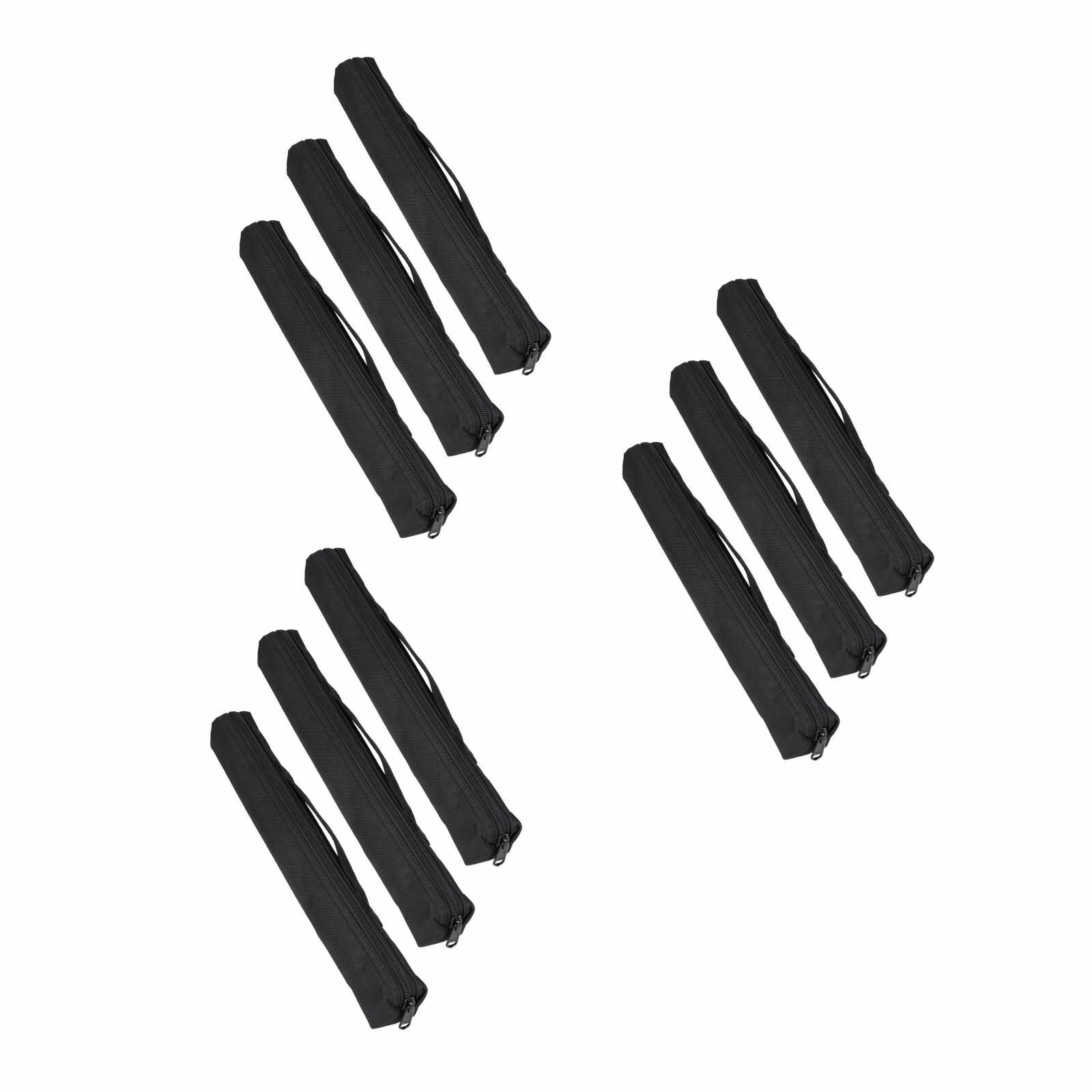 Прочный черный каркасный чехол из оксфорда для сопрано, саксофона и кларнета с застежкой-молнией