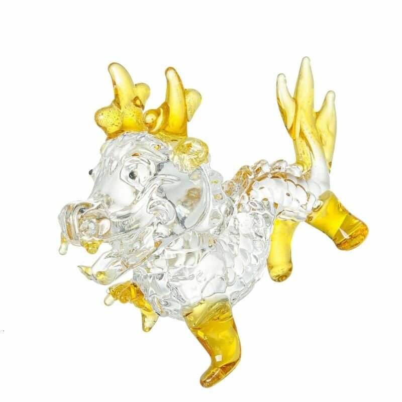 Хрустальное Украшение Mini Dragon-Золотой Мини-Дракон