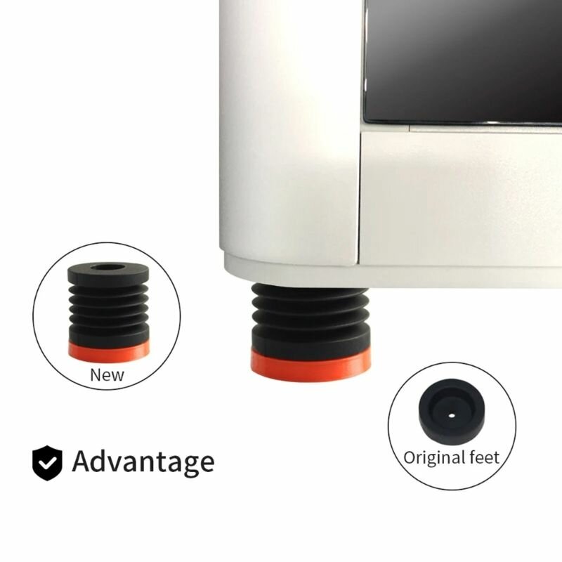 Противоударные ножки, пылезащитные резиновые подходят для Bambu P1 X1